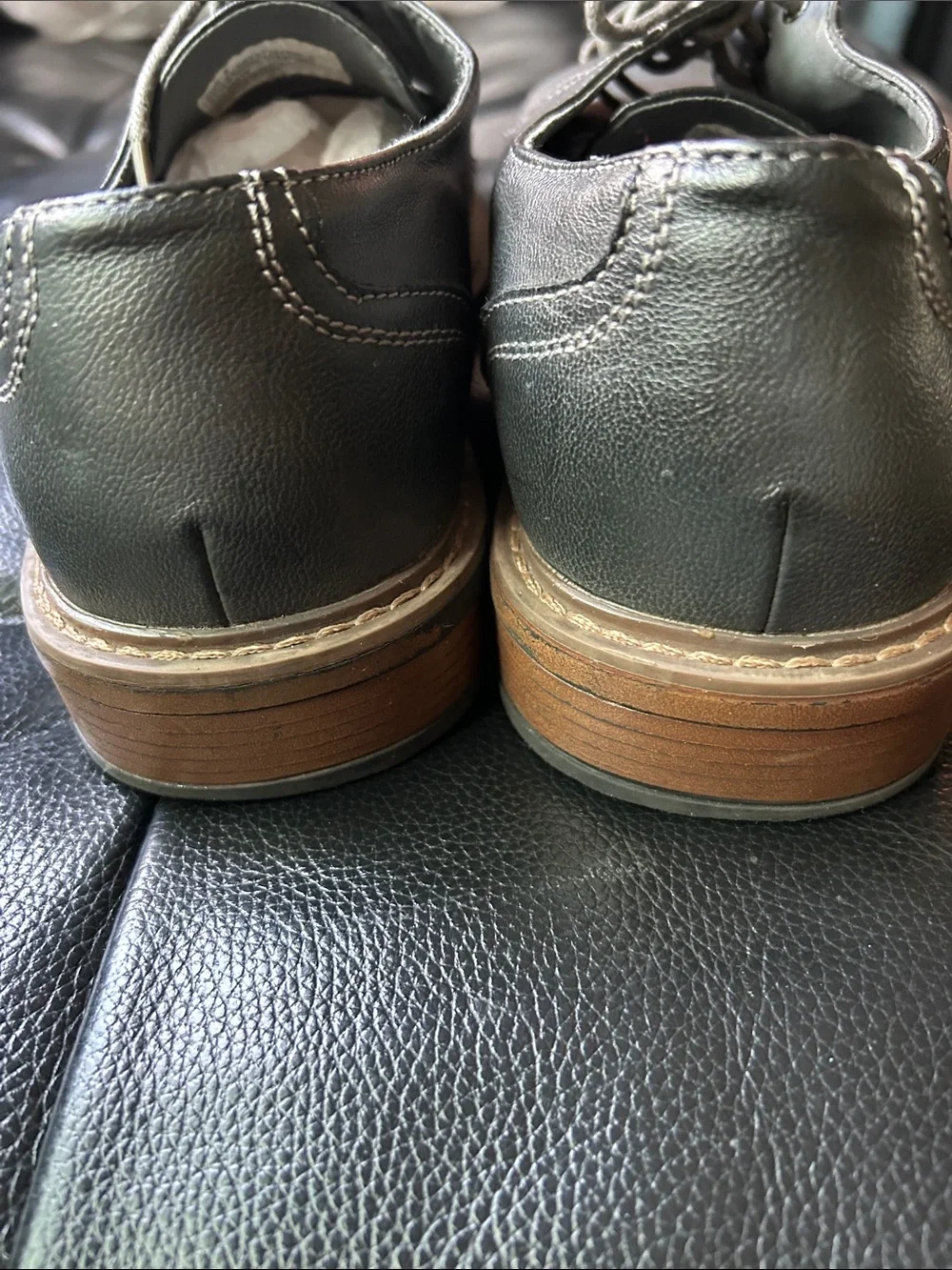 Perry Ellis | Shoes | Perry Ellis Mens Dark Gray Laceup Oxfords With ...